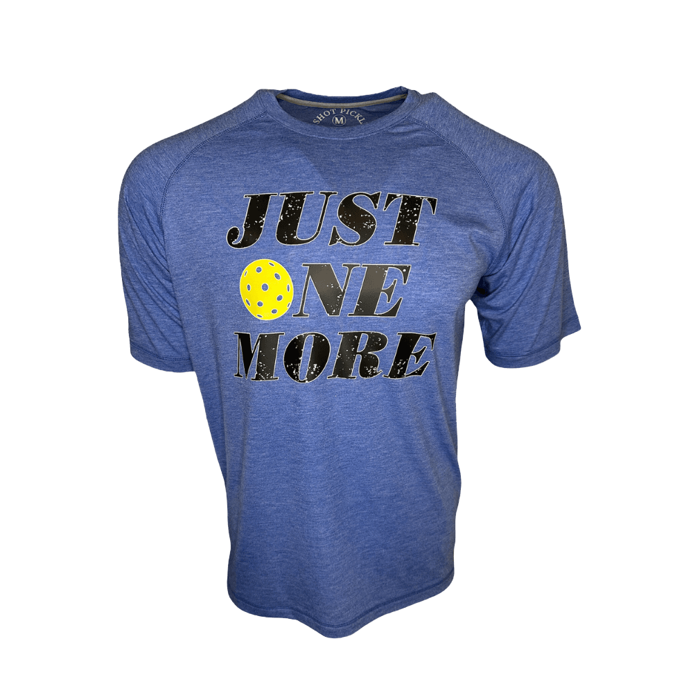 Men's Just One More™ - Black Logo – Drop Shot Pickleball