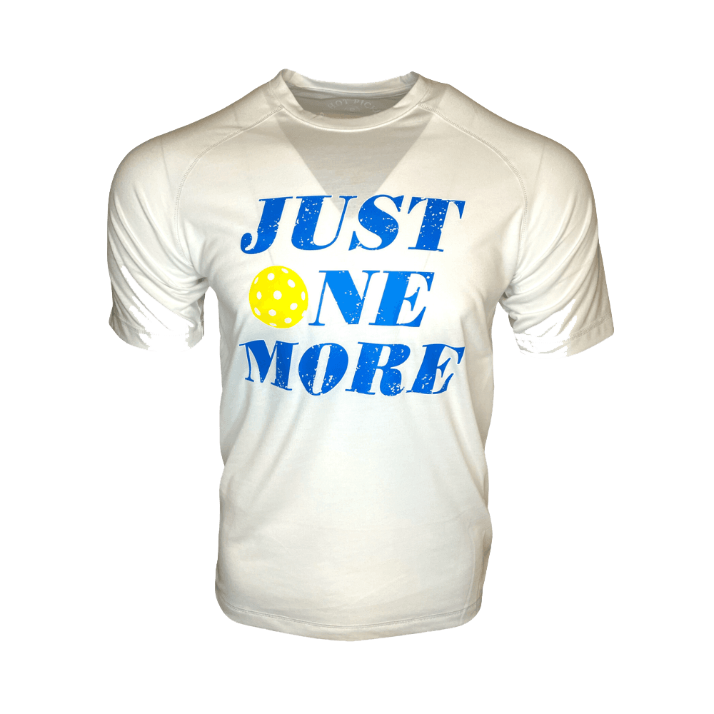 Men's Just One More™ - Blue Logo – Drop Shot Pickleball
